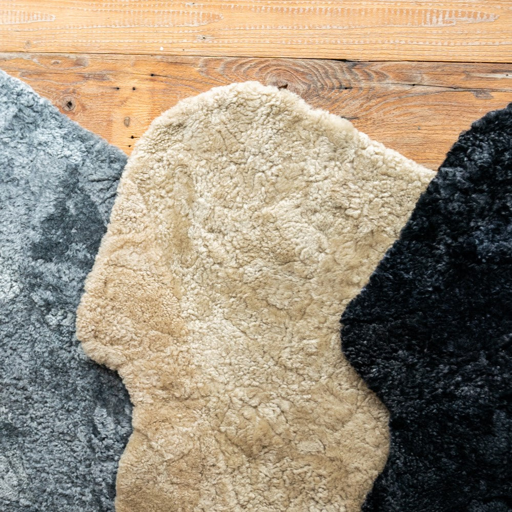 Sheepskin | Rug | Genuine | Patchwork | Large