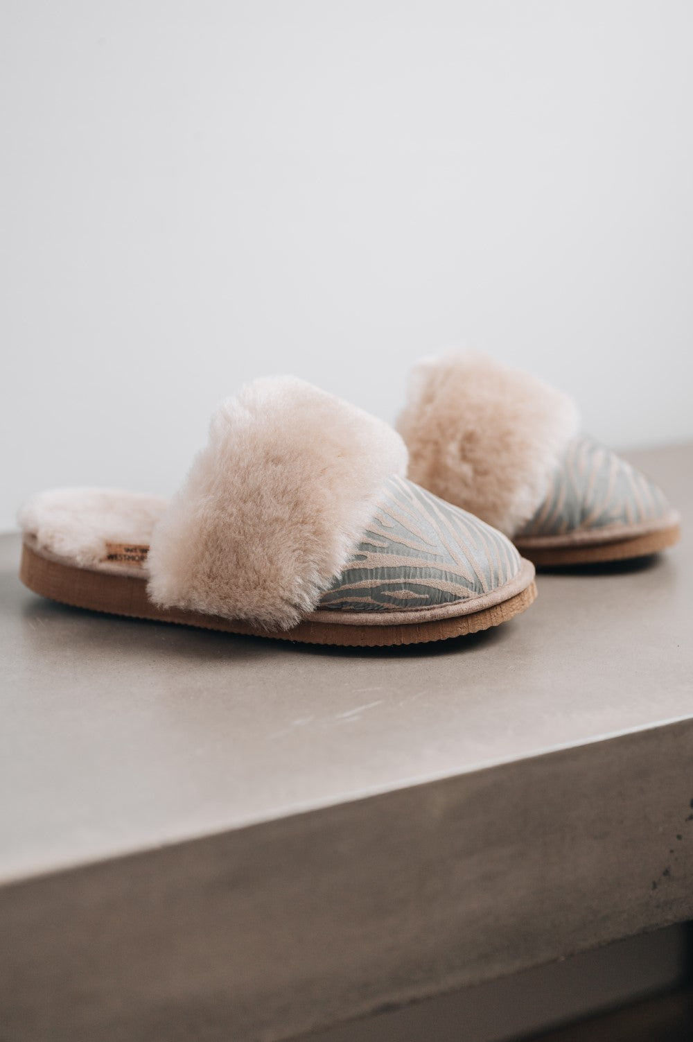 Women's Sheepskin Slip-on Slippers | VERONICA EDIT (LAST CHANCE)